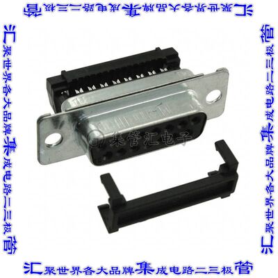 184A015-292L001 连接器15POS插座母插口2排D-Sub面板安装