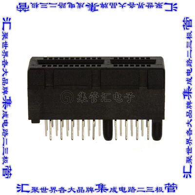 10018783-10110TLF 卡边缘连接器36POS母头2排1mm黑色镀金