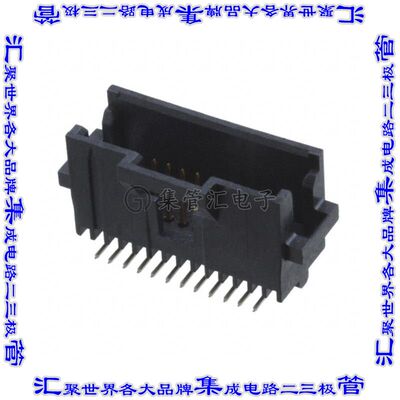 5-147377-9 针座连接器24POS接头2排1.27mm公形插针表贴SMD镀金