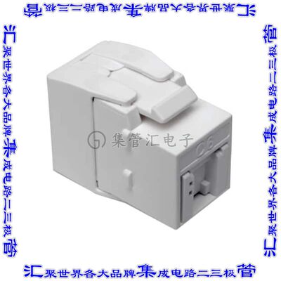 N238-001-GY-TF 接插件连接器KEYSTONE JACK CAT6A/CAT6/CAT5E,