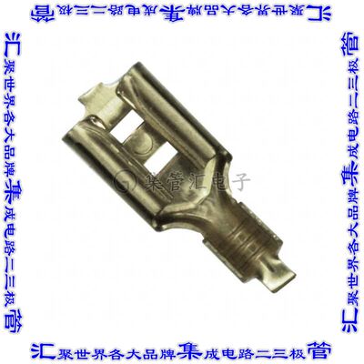42799-1 快速连接器端子母头4.75mm压接16-20AWG