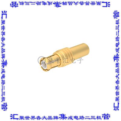 R113083000 同轴连接器MCX插头公引脚压接50欧姆自由悬挂