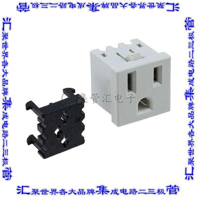1-208979-0 接插件连接器PWR ENT RCPT NEMA5-15 PANEL IDC