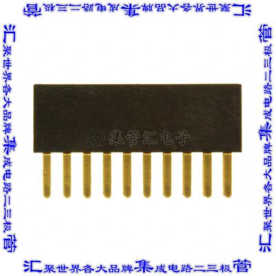 LPPB102CFFN-RC 针座连接器20POS插座2排1.27mm母形插口通孔直针