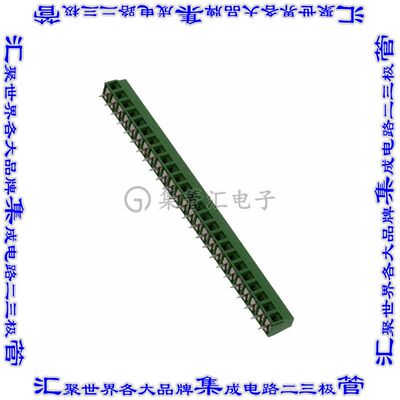 2-282837-5 线对板连接器25POS接线端子5.08mm通孔水平带板