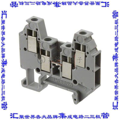 3001679 端子块连接器4POS馈通式4.2mm灰色14-30AWG