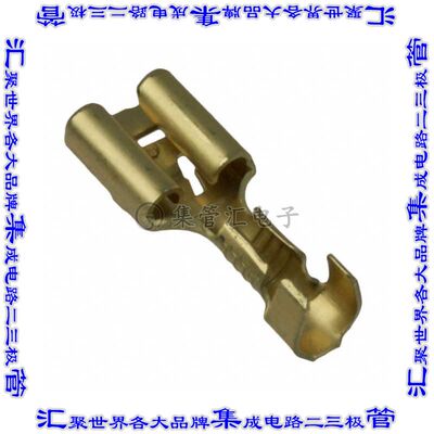 42282-1 快速连接器端子母头6.35mm压接14-18AWG