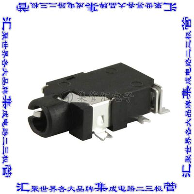 SJ2-2524C-SMT-TR 接插件连接器AUDIO JACK, 2.5 MM, RT, 4 CONDU