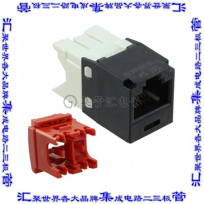 CJ5E88TGBL 接插件连接器THE CATEGORY 5E, RJ45, 8-POSITIO