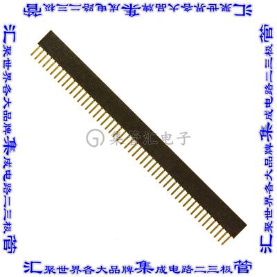 LPPB501NFFN-RC 针座连接器50POS插座1.27mm母形插口通孔直针镀金
