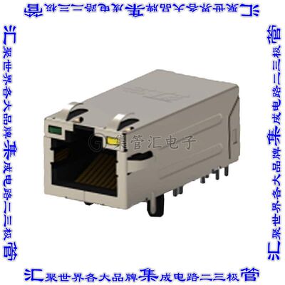 5-2337992-5 接插件连接器CONN JACK 1PORT 1G BASE-T PCB