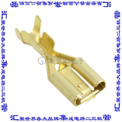 1217094-1 快速连接器端子母头6.35mm压接14-18AWG