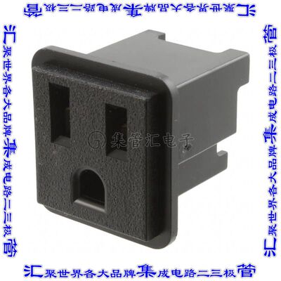 213598-2 连接器接插件PWR ENT RCPT NEMA5-15 PNL SLDR