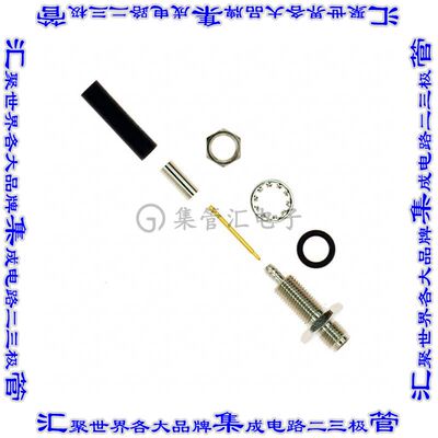 CONREVSMA015 同轴连接器RP-SMA插座公插针焊接50欧姆面板安装