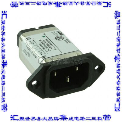 3EEB1 电源接入连接器3POS插座公型片状插脚IEC320-C14面板安装法