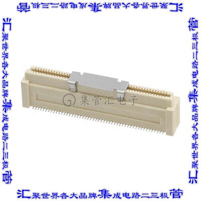 5084616-4 板对板连接器100POS插座外罩触点2排0.8mm表贴SMD镀金