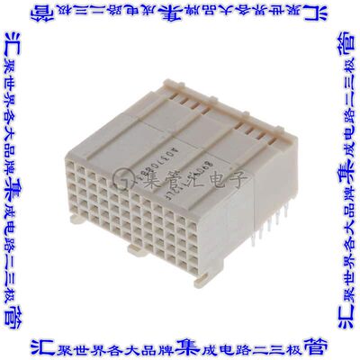 89093-112LF 背板连接器60POS插座母插口5排2mm板边缘通孔直角天