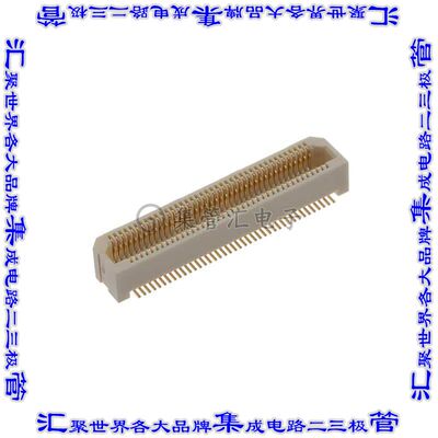 AXK5S80247YG 板对板连接器80POS插口中央触点带2排0.5mm表贴SMD
