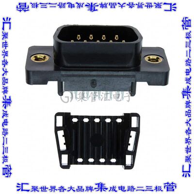 1658611-4 连接器9POS插头公引脚2排D-Sub自由悬挂