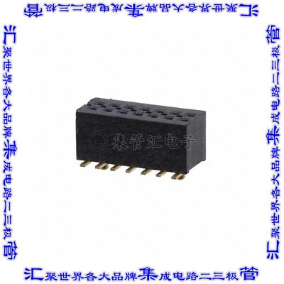 MLE-107-01-G-DV-A-K-TR 针座连接器14POS插座2排1mm母形插口表贴