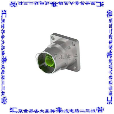 EEA001N00000001000 圆形连接器12POS插座外壳用于公插针银色面板