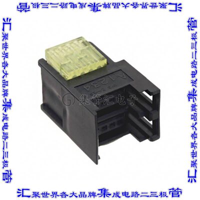 37308-3122-0W0 FL 矩形连接器8POS插座2排2mm母插口黑色IDC镀金