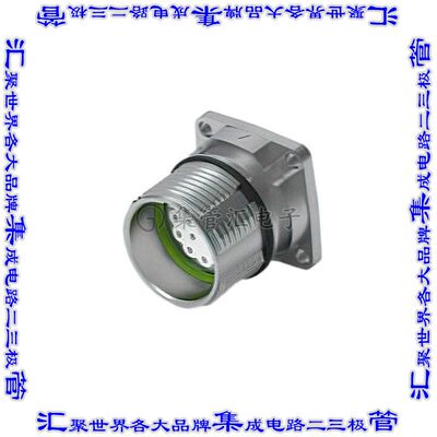 AEA577N00000201000 圆形连接器17POS插座外壳用于公插针银色面板