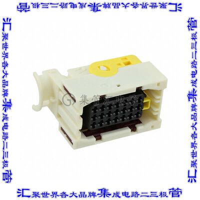 2-1534127-1 矩形连接器外壳21POS插座3排5mm母形插口天然色自由