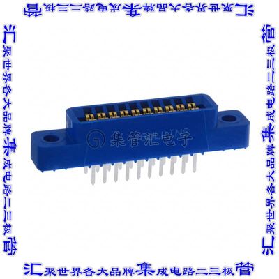 EBC10DRXH 卡边缘连接器20POS母头2排2.54mm蓝色镀金