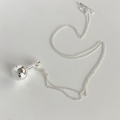 Coldframe同款酒壶酒瓶吊坠小众高级设计感简约时尚百搭吊坠项链