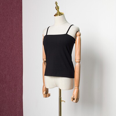 夏季杰西卡红背心CROW时尚吊带