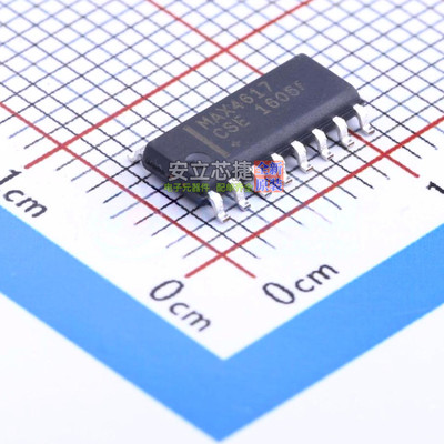 模拟开关/多路复用器 MAX4617CSE+ SOIC-16 MAXIM(美信) 全新原装
