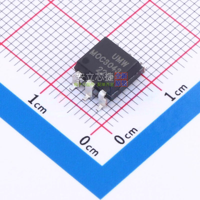 可控硅输出光耦 MOC3043SM(UMW) SOP-6-6.5mm  电子元件全新原装