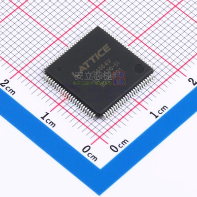 可编程逻辑器件(CPLD/FPGA) LC4064V-25TN100C TQFP-100 LATTICE(