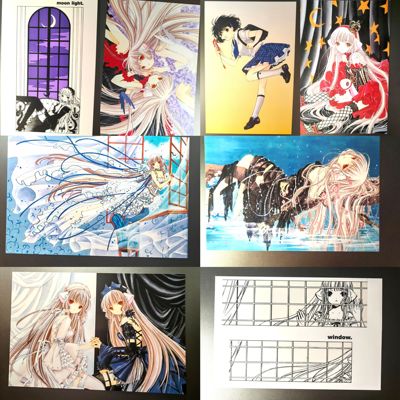动漫6寸照片珍藏CLAMP人形电脑天使心-原画漫画相片小叽原画图