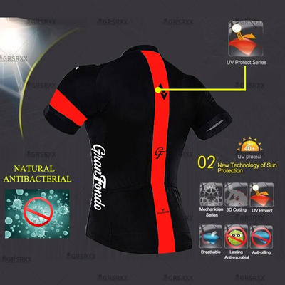 极速Men Cycling Jersey Bib Shorts SetH Bike Suit Bicycle Clo