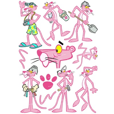粉红顽皮豹PinkPanther贴纸动漫