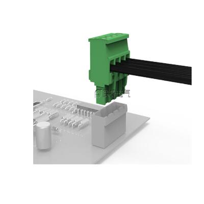 LC2A-5.0/5.08 Elinker 垂直侧面进线对插式PCB端子 5.08绿色插头