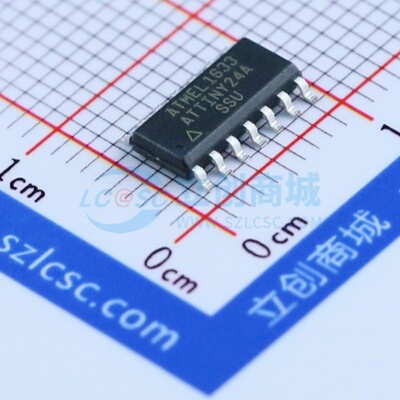 单片机(MCU/MPU/SOC) ATTINY24A-SSUR SOIC-14 MICROCHIP(美国微
