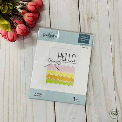 压花文件夹EmbossingScallops