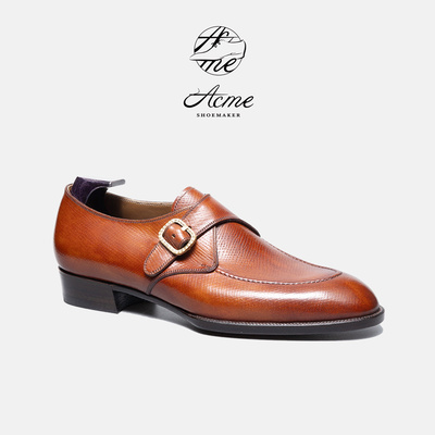 美勋ACME手工皮鞋单扣孟克商务