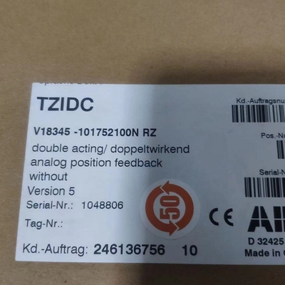 询价ABB阀门定位器V18345-101752100N RZ 246136756 TZIDC 104880