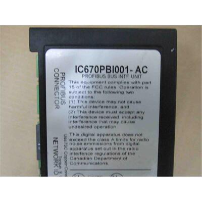 议价IC670PBI001 GE
