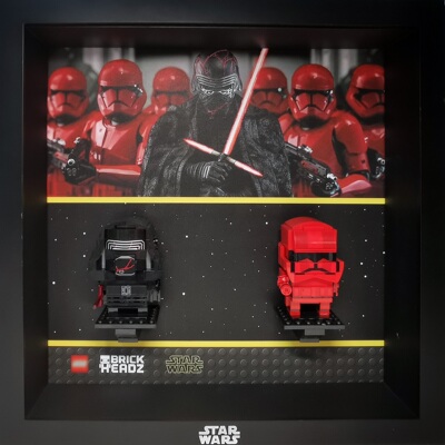 创意收纳相框适用星球大战乐高凯洛伦西斯LEGO75232大方头仔