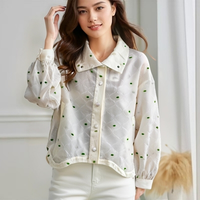 2025秋冬P普系列1 衣佳人折扣女装 娃娃脸 波点 清新外套   27J3
