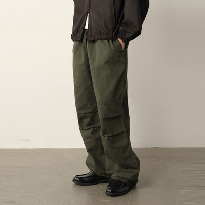 Vavu水洗暗格纹帆布丛林裤