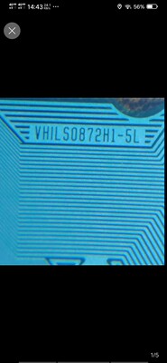 现货热卖液晶cof 代lh16dd09驱动ic单边带胶代用型号vhls0872h1