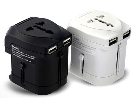 带USB2.1A充ipad 通转换插座多功能能旅行转换插头英德日欧美国