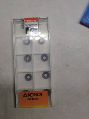 RPMT08T2MOE KF5800正品韩国克洛伊圆刀片R4铣刀片加工钢件