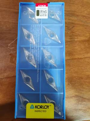 VBGT160404-AK H01正品克洛伊铣刀片加工铝件铜件